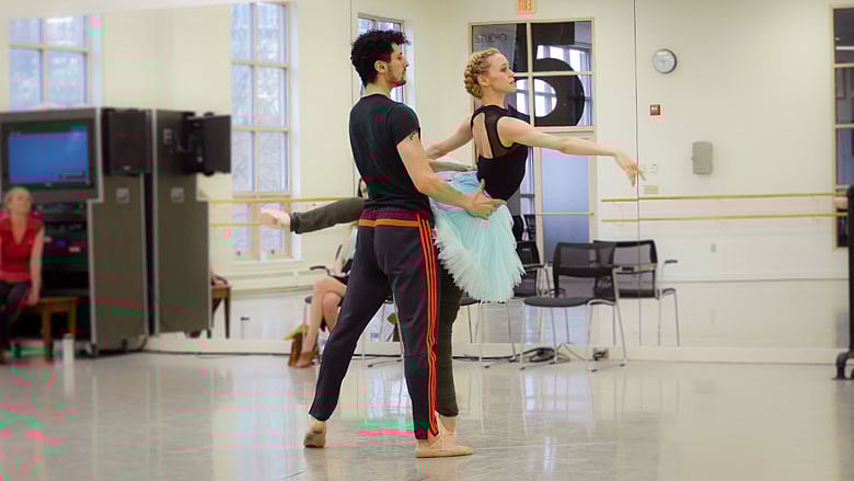 Dancer Dusty Button prepares for Swan Lake debut